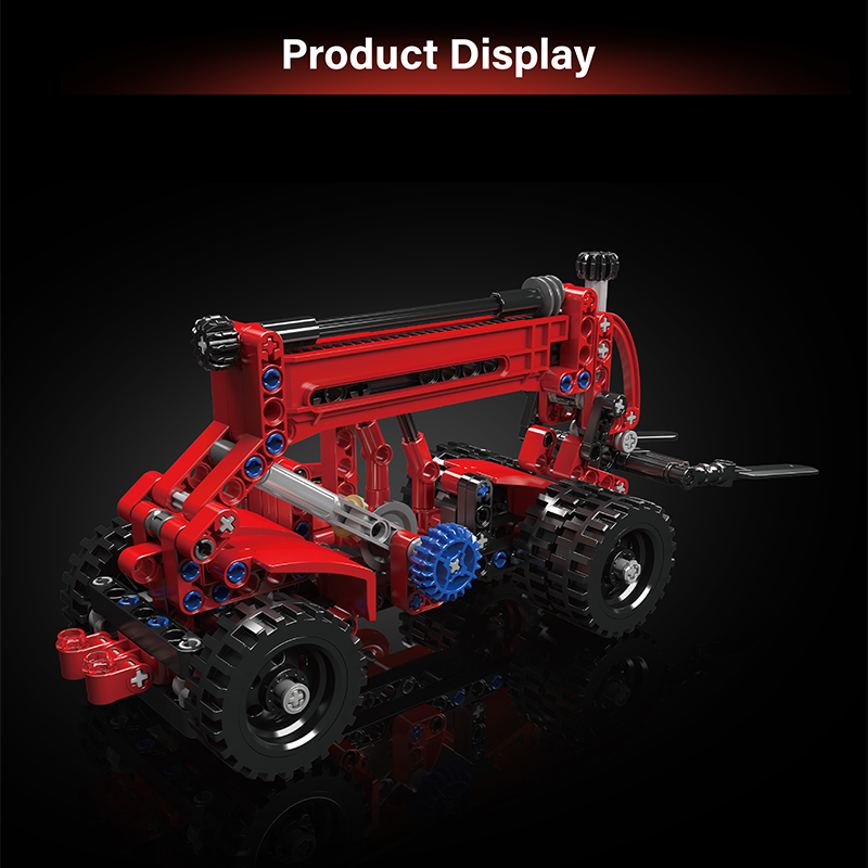 MOULD KING Telehandler Teleporter Forklift Truck 218pcs Brick Model ...